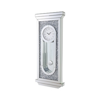 ACME Mirrored Wall Clock with Pendulum - Bed Bath & Beyond - 39983337