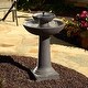 Riverstone Solar-on-Demand 2-Tier Fountain - Brown - Bed Bath & Beyond ...