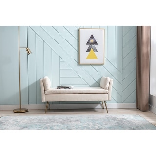 Simple and Classic Upholstered Living Room Bench - Bed Bath & Beyond ...