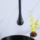63'' H Solid Brass Ceiling Mounted Water Drop Bathroom Faucet - Bed ...