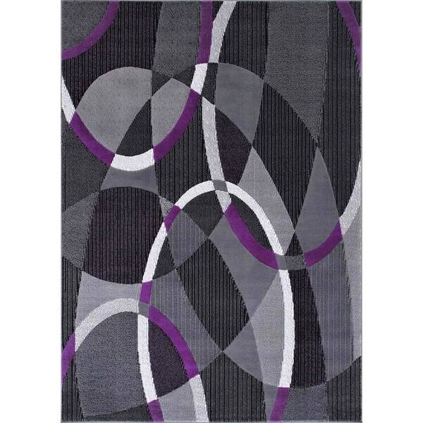 HR Purple, Grey, Silver, Black, Abstract Contemporary Modern Design ...