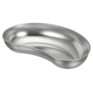 304 Stainless Steel Tray, Curved Flat Dish Lab Instrument Tool - Silver ...