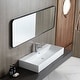 Eridanus 40" Elongated White Bathroom Vanity Trough Sink - Bed Bath ...