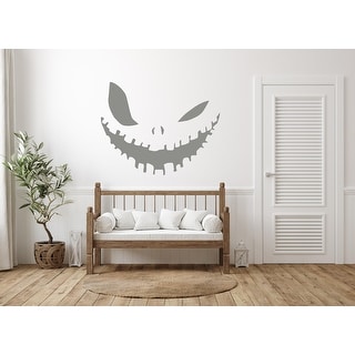Evil Smile Halloween Wall Vinyl Decal Sticker - Bed Bath & Beyond ...
