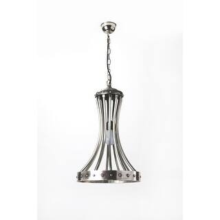 Butler 22"H Transitional 1 Lt. Cast Aluminium Light Pendant in Antique ...