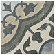 Merola Tile Evoque Carthusian 9-3/4" x 9-3/4" Porcelain Floor and Wall ...