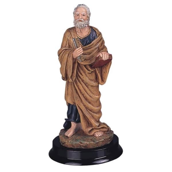 Q-Max 5"H Saint Peter Statue Simon Peter Holy Figurine Religious ...
