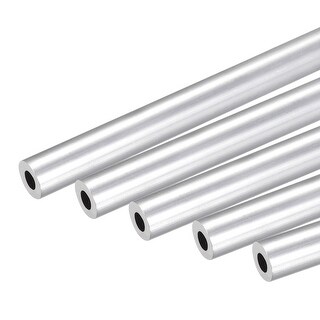 6063 Aluminum Round Tube 10mm OD 5mm Inner Dia 250mm Length Pipe Tubing ...