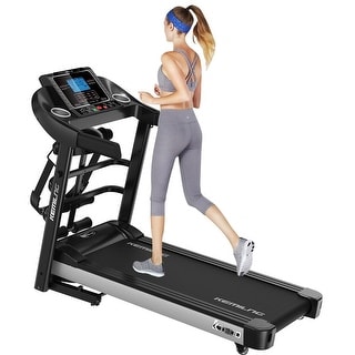 Folding treadmill with quick control handle for running and jogging for ...