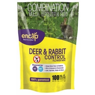 Encap 11596-6 Deer & Rabbit Control Flowers Mix, 100 Sq. Ft. - Bed Bath ...