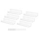 6Pcs Acrylic Floating Shelf 15 Inch Floating Wall Mounted Shelves ...