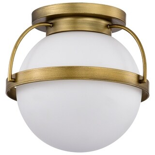 Nuvo Lighting 60/7781 Lakeshore 13" Wide Semi-flush Globe Ceiling - Bed ...