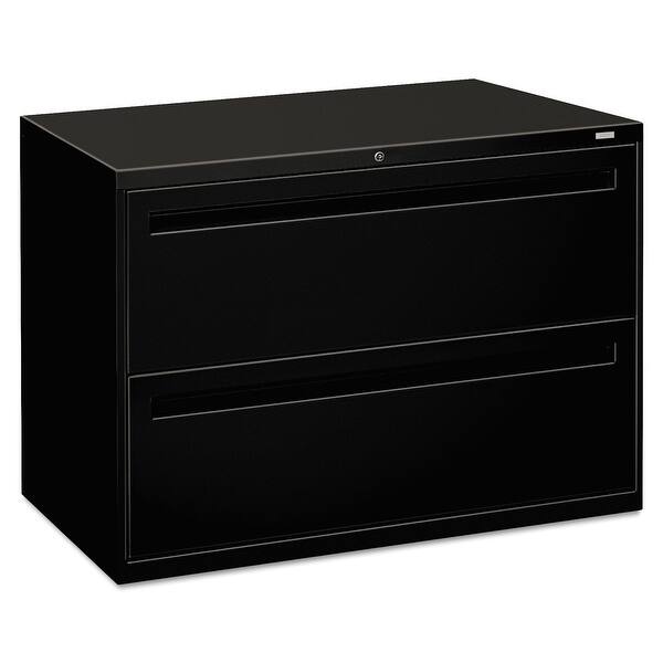 Brigade 700 Series Lateral File 2 Legal/Letter-Size File Drawers Black ...