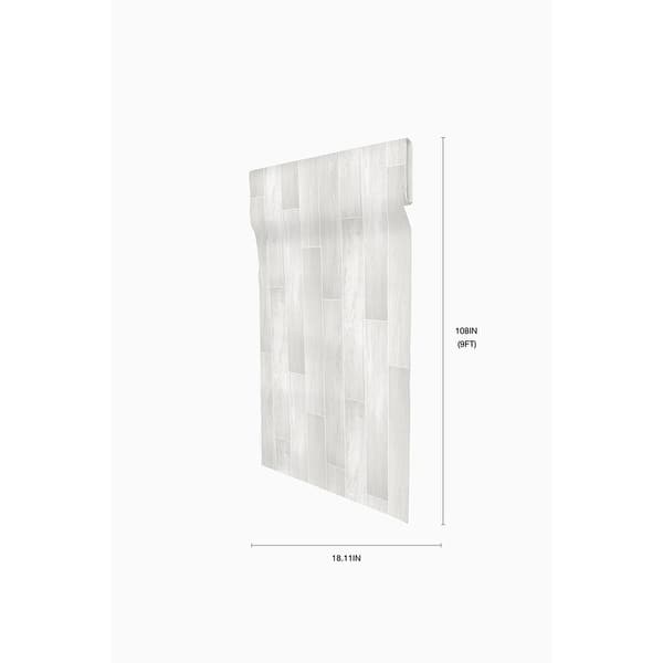 InHome Ash Porcelain Planks Peel & Stick Rolled Backsplash - Bed Bath ...