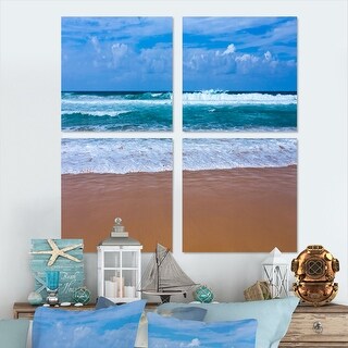 Designart "Fascinating Atlantic Beach in Portugal" Sea & Shore Canvas ...
