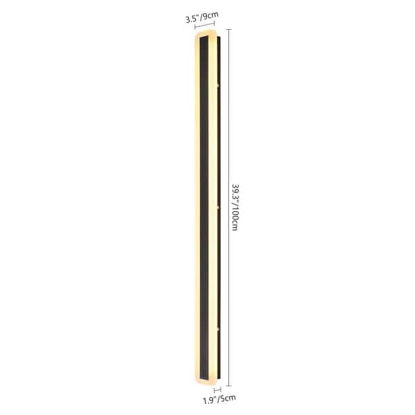 1-Light Modern Linear Strip Integrated LED IP65 Waterproof Indoor ...