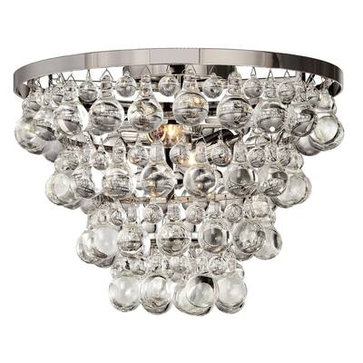 Matteo X00202CH Two Light Flush Mount CRYSTAL FRUIT VACIO Chrome - One ...