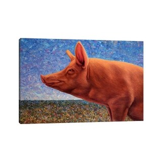 iCanvas "Free Range Pig" by James W. Johnson Canvas Print - Bed Bath ...