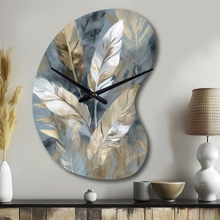 Gold And Grey Impressions Of Bohemian Energy II - Boho Feather Wall ...