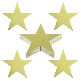 Star Cutouts, 48Pack Star Cutout Double Printed Paper Stars Home Decor ...