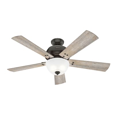Hunter 52" Highdale Ceiling Fan with LED Light Kit and Remote Control ...