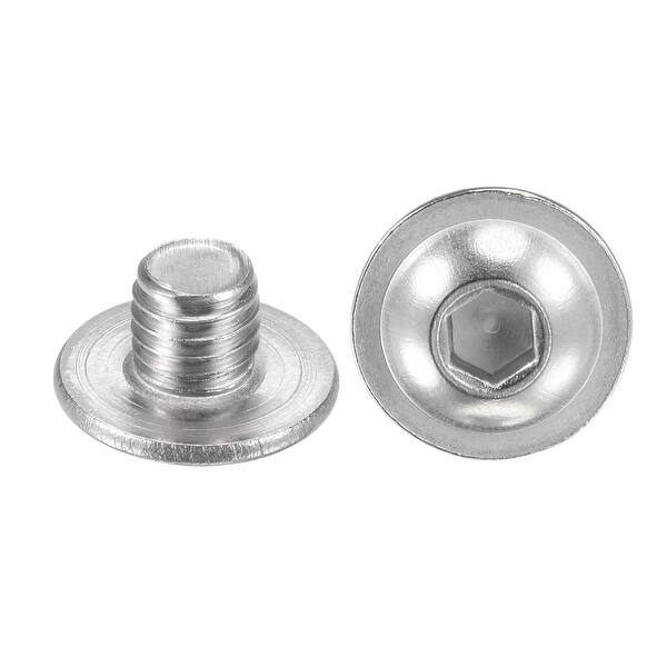 304 Stainless Steel Flanged Button Head Socket Machine Screw - Bed Bath ...