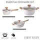 Country Kitchen Non-Stick Cast Aluminum Cookware Set - Durable Kitchen ...