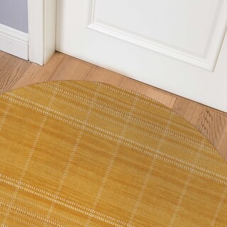 WOVEN STRIPE GOLD Doormat By Kavka Designs - Bed Bath & Beyond - 35446485