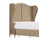 Hillsdale Furniture Sausalito Wingback Wood Cane Panel Bed - Bed Bath ...