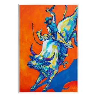 Stupell Modern Rodeo Painting Wall Plaque Art Design by Derrick Higgins ...