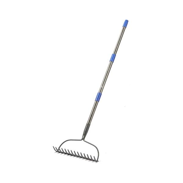 Stainless Steel Metal Garden Rake - Bed Bath & Beyond - 38441307