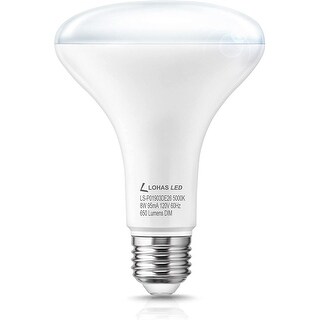 YANSUN 65-Watt Equivalent BR30 Bright Happy LED Bulb 5000K Daylight (1 ...