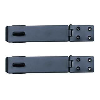 Iron Hasp Lock 6-1/4" Black Hasp Latches for Cabinets or Gates with ...