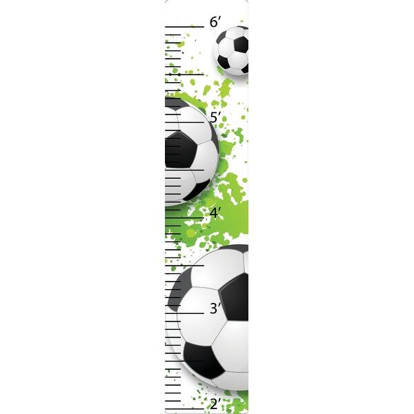Soccer - Growth Charts - 53x11 Peel'N'Stick Wall Art - Bed Bath ...