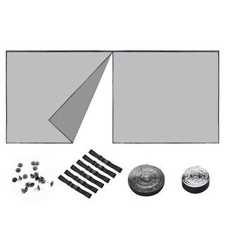 16x7 Ft Garage Door Screen Single Car Insect Bug Mesh Magnetic Weighted ...