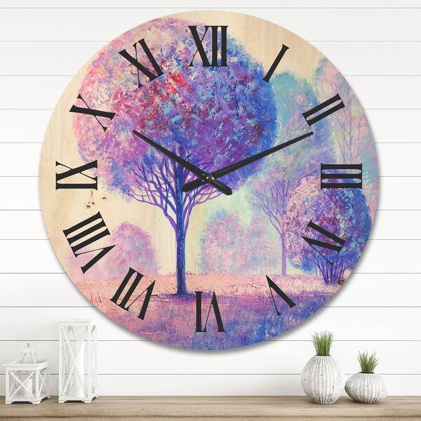 colourful wall clock
