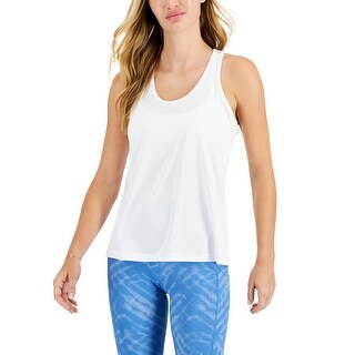 ID Ideology Women's Embossed Star Racerback Tank White Size Large - Bed ...