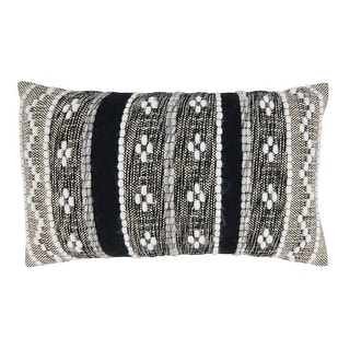 Crafted Multi-Pattern Throw Pillow - Bed Bath & Beyond - 40003224