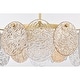 Daim 18 Inch Texed Glass Wheel Chandelier 4 Light - Bed Bath & Beyond ...