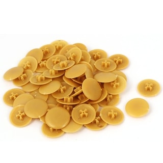 Orange Press-fit Phillips Screw Cover Caps 60 Pcs for Cabinet - Bed ...