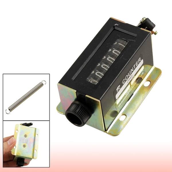 D94S Resettable 6 Digits Stroke Totalizing Pulling Counter - 8.5 x 4.7 ...