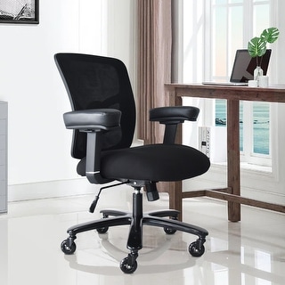 Ergonomic Mesh Desk Computer Chair with Adjustable Height - Bed Bath ...