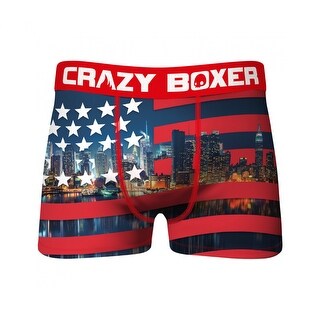 Crazy Boxers American Flag Skyline Boxer Briefs - Bed Bath & Beyond ...