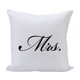 Mrs. (in script) - 16" Square Throw Pillow - Bed Bath & Beyond - 38332622