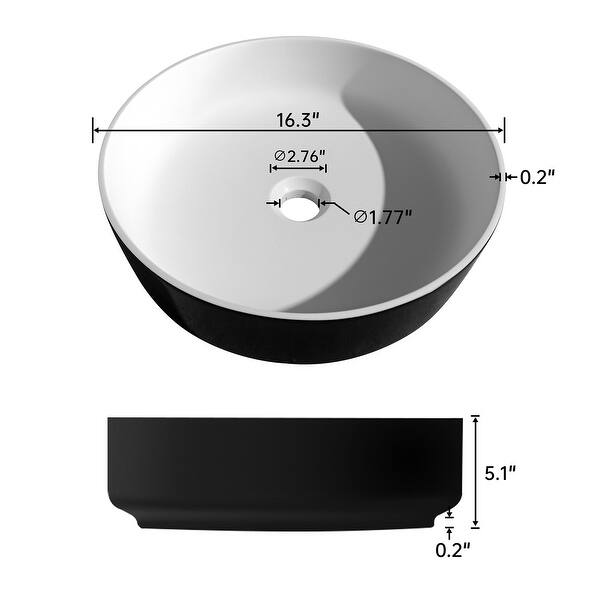 Solid Surface Basin with Chromium Drain - Bed Bath & Beyond - 39869641