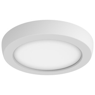 Blink Pro 9W 5in LED Fixture CCT Selectable Round Shape White Finish ...
