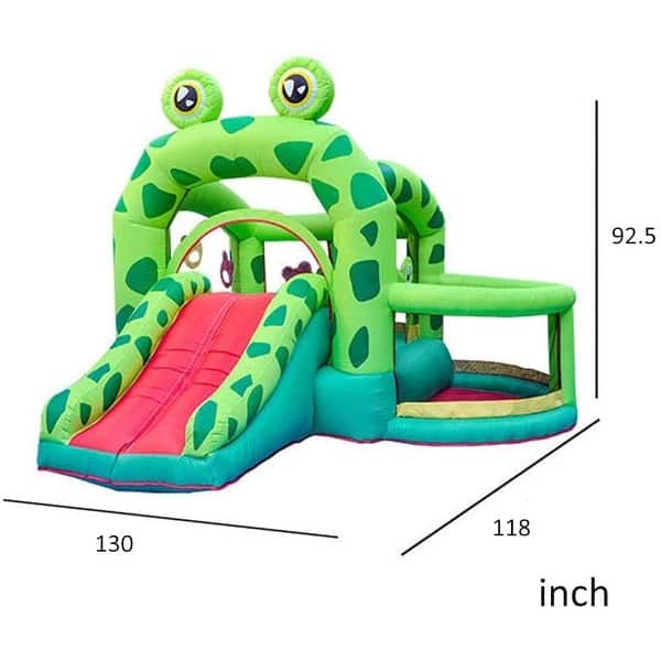 Home Playground Frog Bounce House Inflatable Bouncing Castle - Bed Bath ...