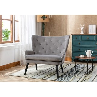 High Back Accent Chair, Comfortable Rocker Padded Seat, Modern Lounge ...