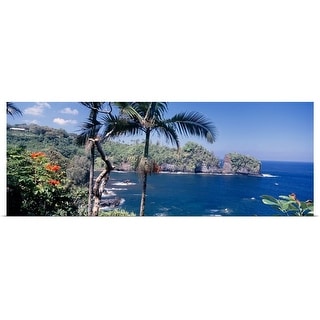 "Onomea Bay Hilo HI" Poster Print - Multi - Bed Bath & Beyond - 16859150