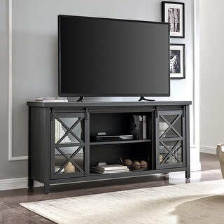 Contemporary 68" TV Stand in Dark Gray TVs up to 80" - 65 inches in ...